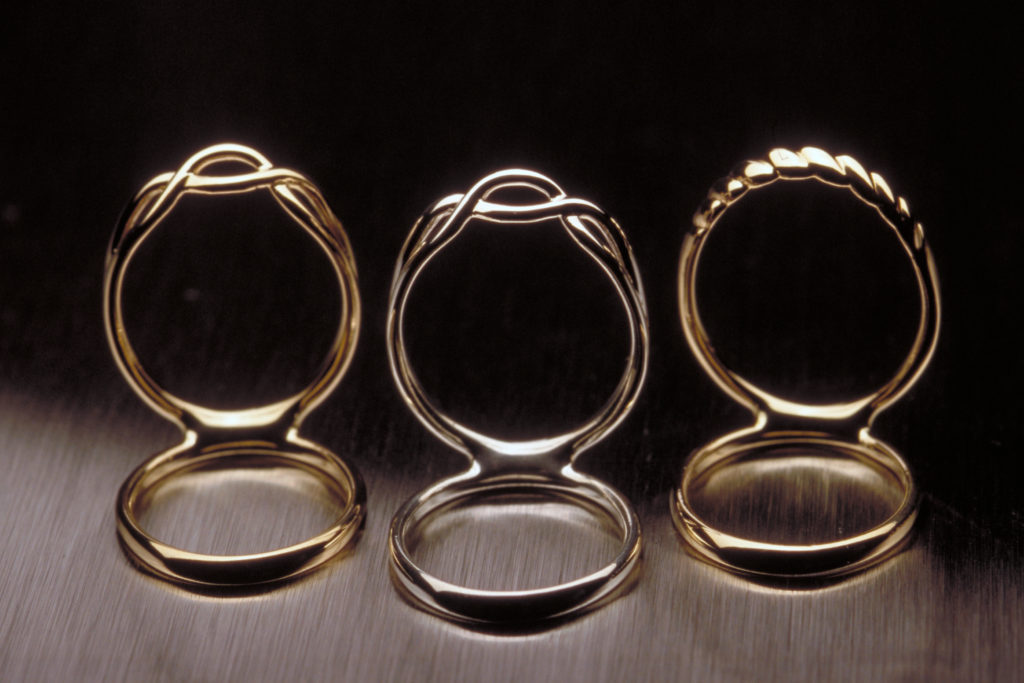 Splints with Stones - Silver Ring Splint