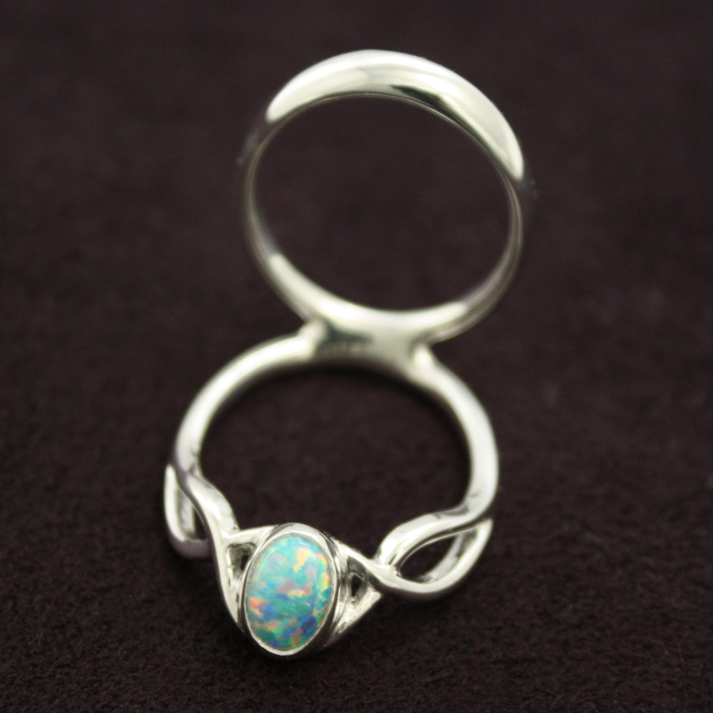 Splints with Stones - Silver Ring Splint