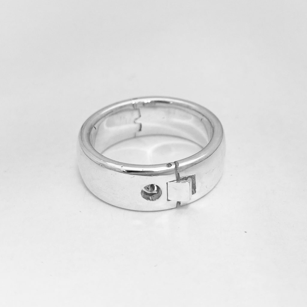 Hinged Pulley Ring - Silver Ring Splint